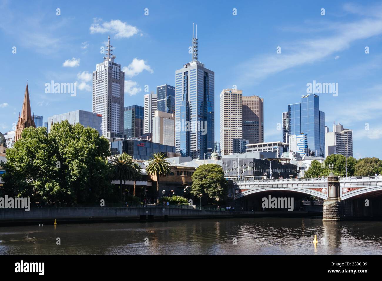 Yarra River Views of Melbourne in Australia Stock Photo - Alamy