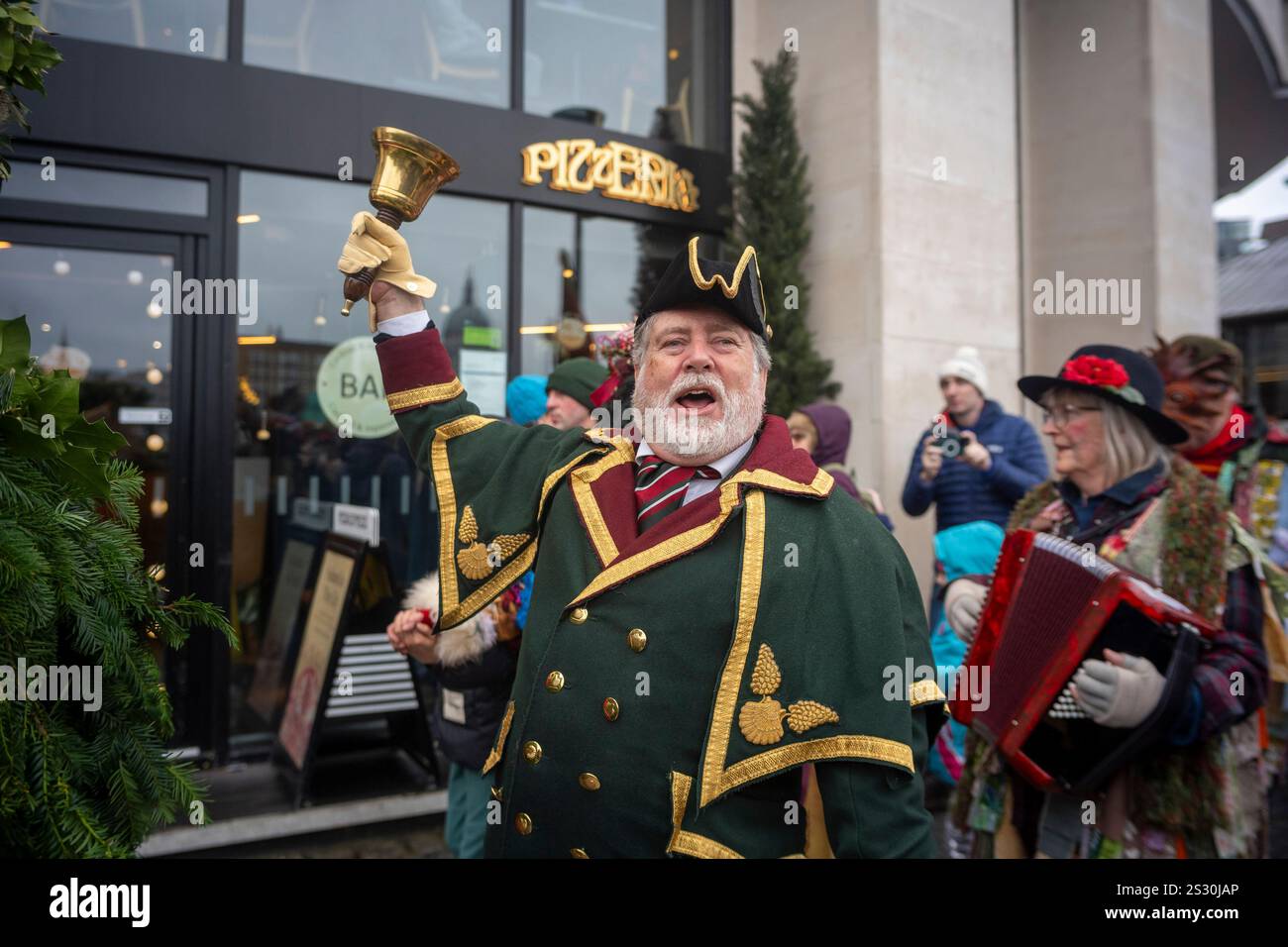 Twelfth Night was celebrated with song and dance along the Thames river ...