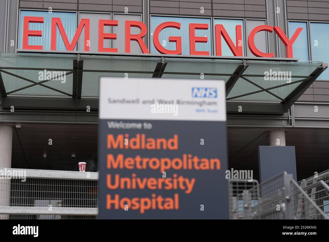The emergency department at Midland Metropolitan University Hospital ...