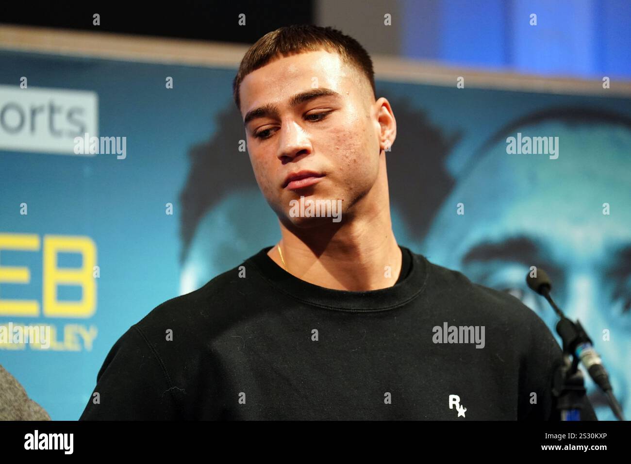 Boxer Lucas Roehrig during a press conference at Durham Street ...