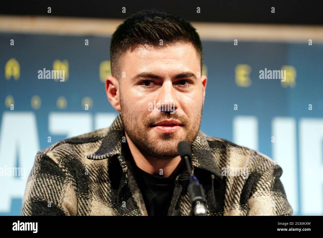 Boxing promotor Ben Shalom during a press conference at Durham Street ...