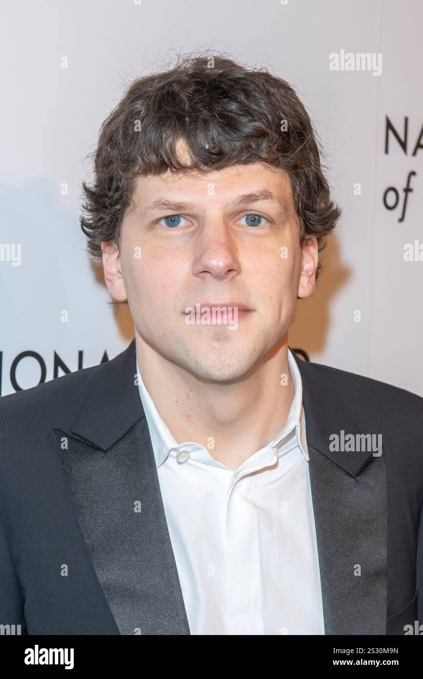 New York, United States. 07th Jan, 2025. Jesse Eisenberg attends the ...