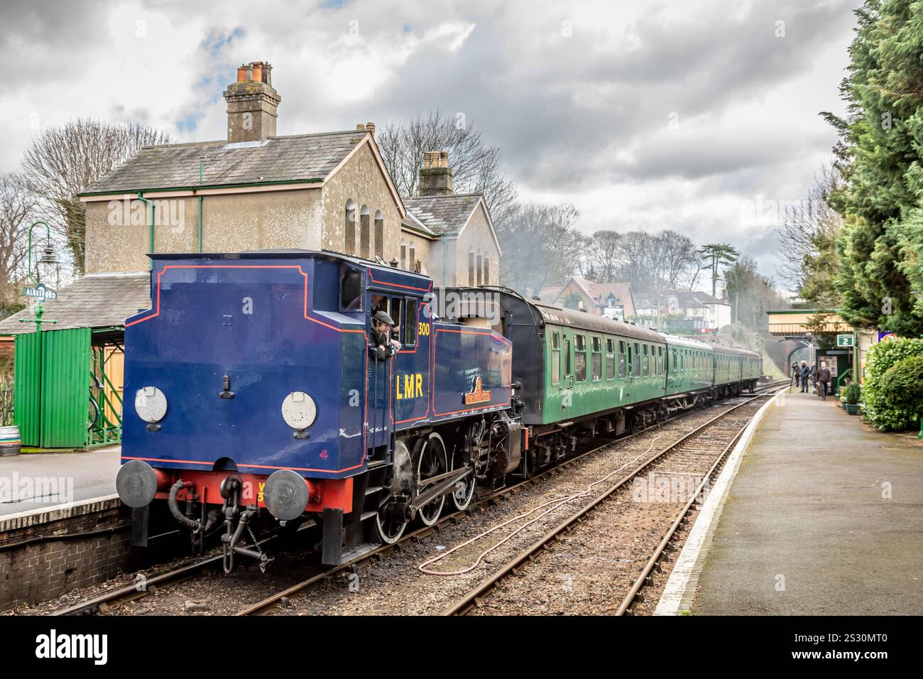LMR 'USA' tank 0-6-0T No. 300 'Frank S Ross, Alresford, Mid-Hants ...