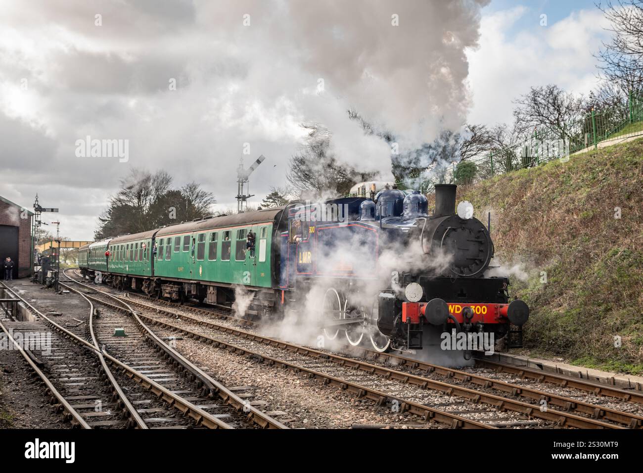 LMR 'USA' tank 0-6-0T No. 300 'Frank S Ross, Ropley, Mid-Hants Railway ...