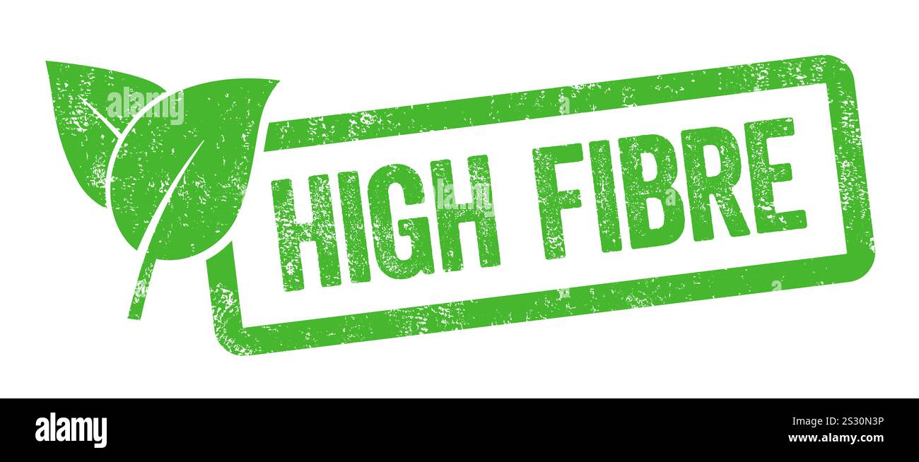 High fiber badge Cut Out Stock Images & Pictures - Alamy