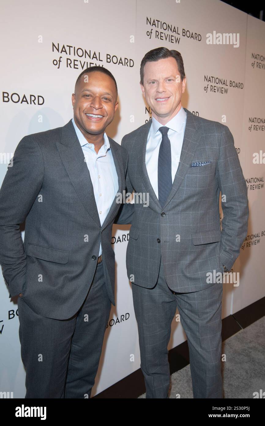 New York, United States. 07th Jan, 2025. Craig Melvin and Willie Geist ...