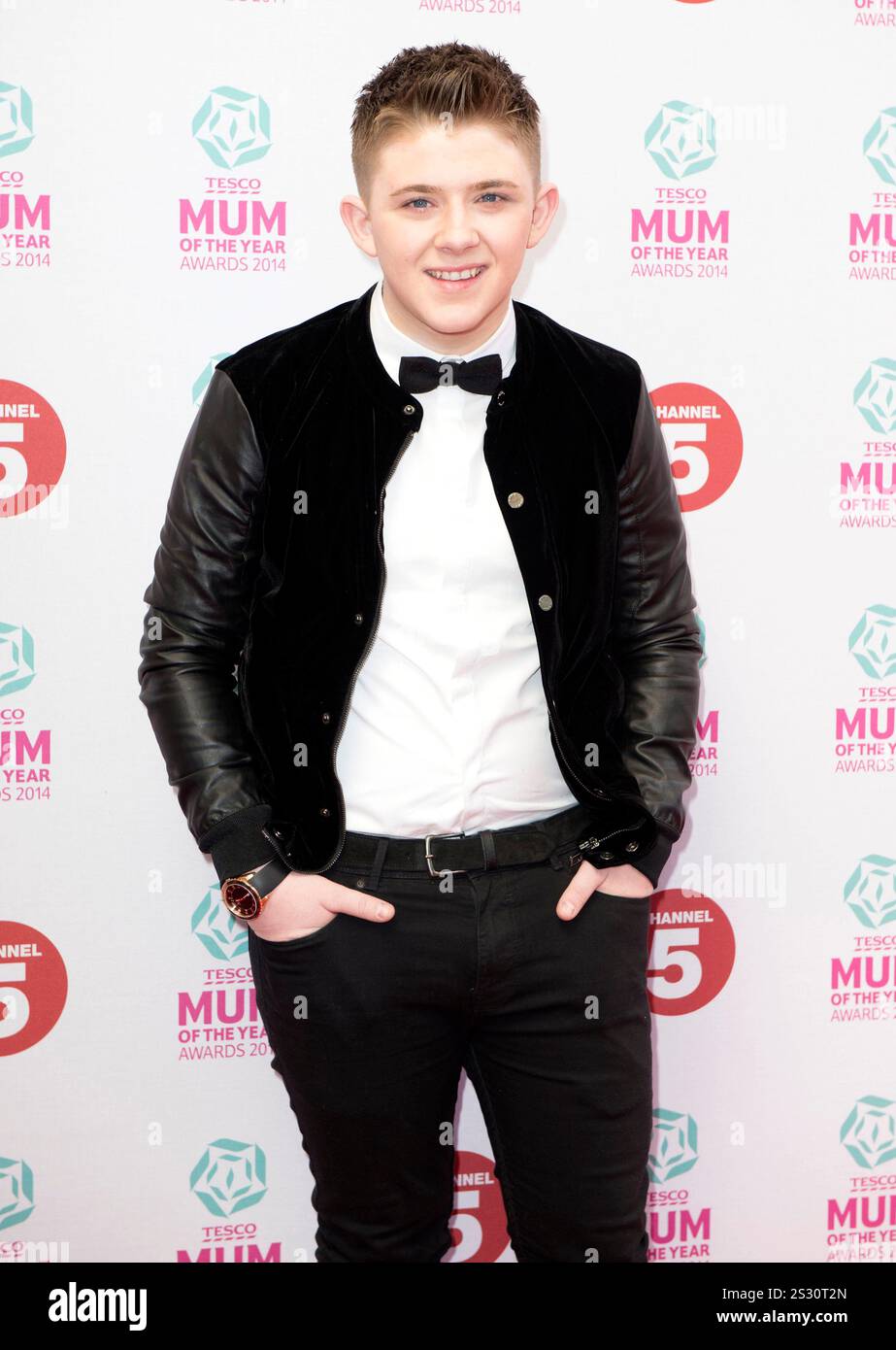 Nicholas McDonald at the Tesco Mum of the Year Awards 2014 at the Savoy ...