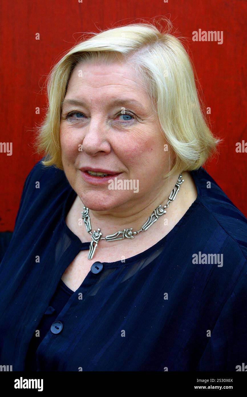 British author Fay Weldon, pictured at the Edinburgh International Book ...