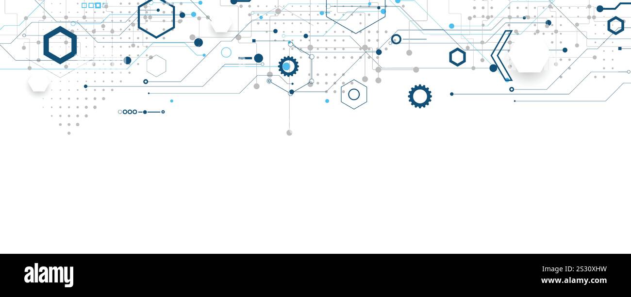 abstract structure circuit computer technology business background ...