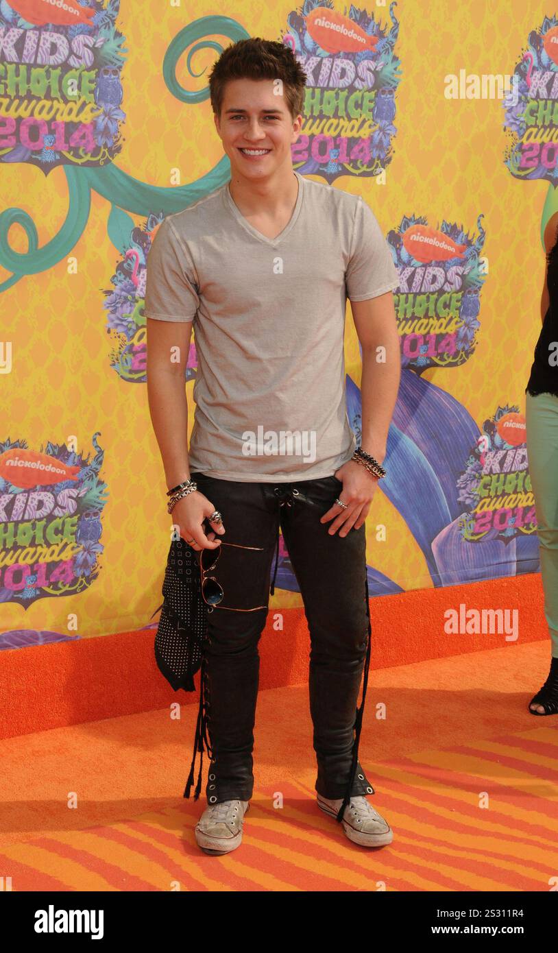 Billy Unger at 27th Nickelodeon Kids Choice Awards March 29th 2014 ...