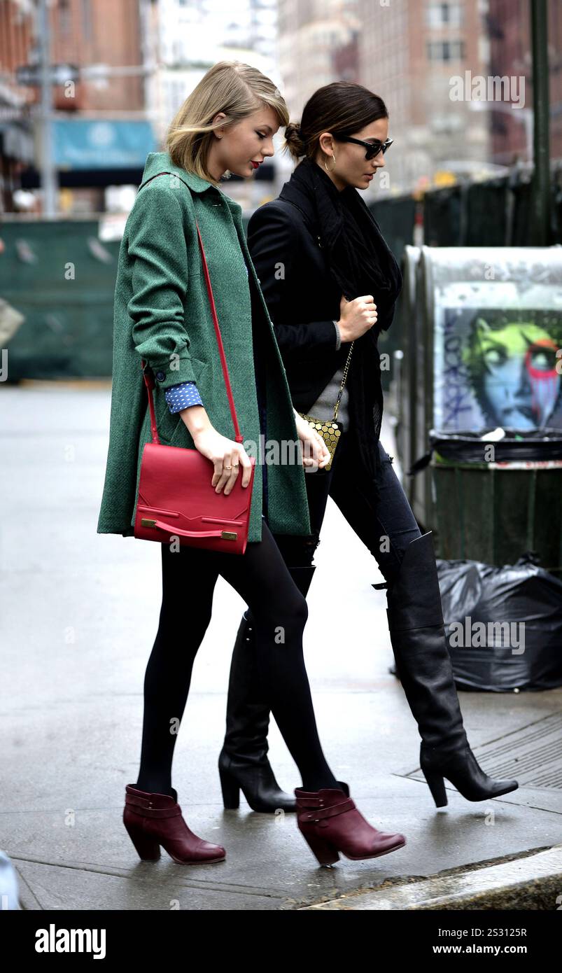Taylor Swift and Lily Aldridge out and about in Tribeca, New York City ...