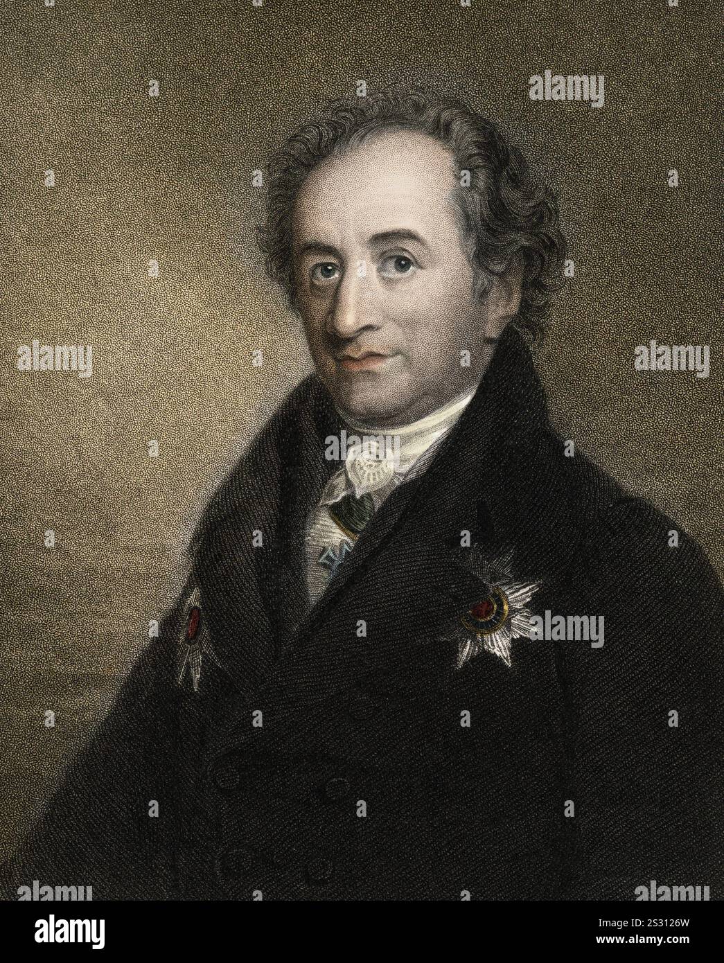 Johann Wolfgang von Goethe 1749-1832 Stock Photo - Alamy