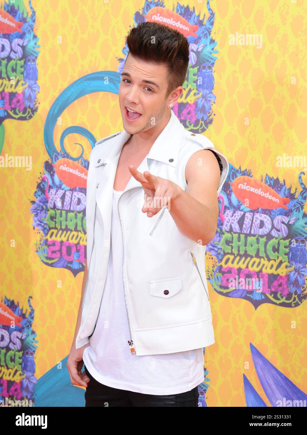 Luca Hanni at Nickelodeon's 27th Annual Kids' Choice Awards held at USC ...