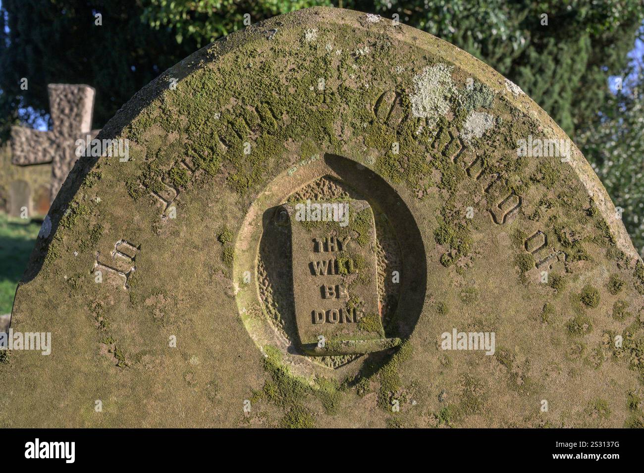 Gravestone in the graveyard of St Michael's Church, Chart Sutton, near ...