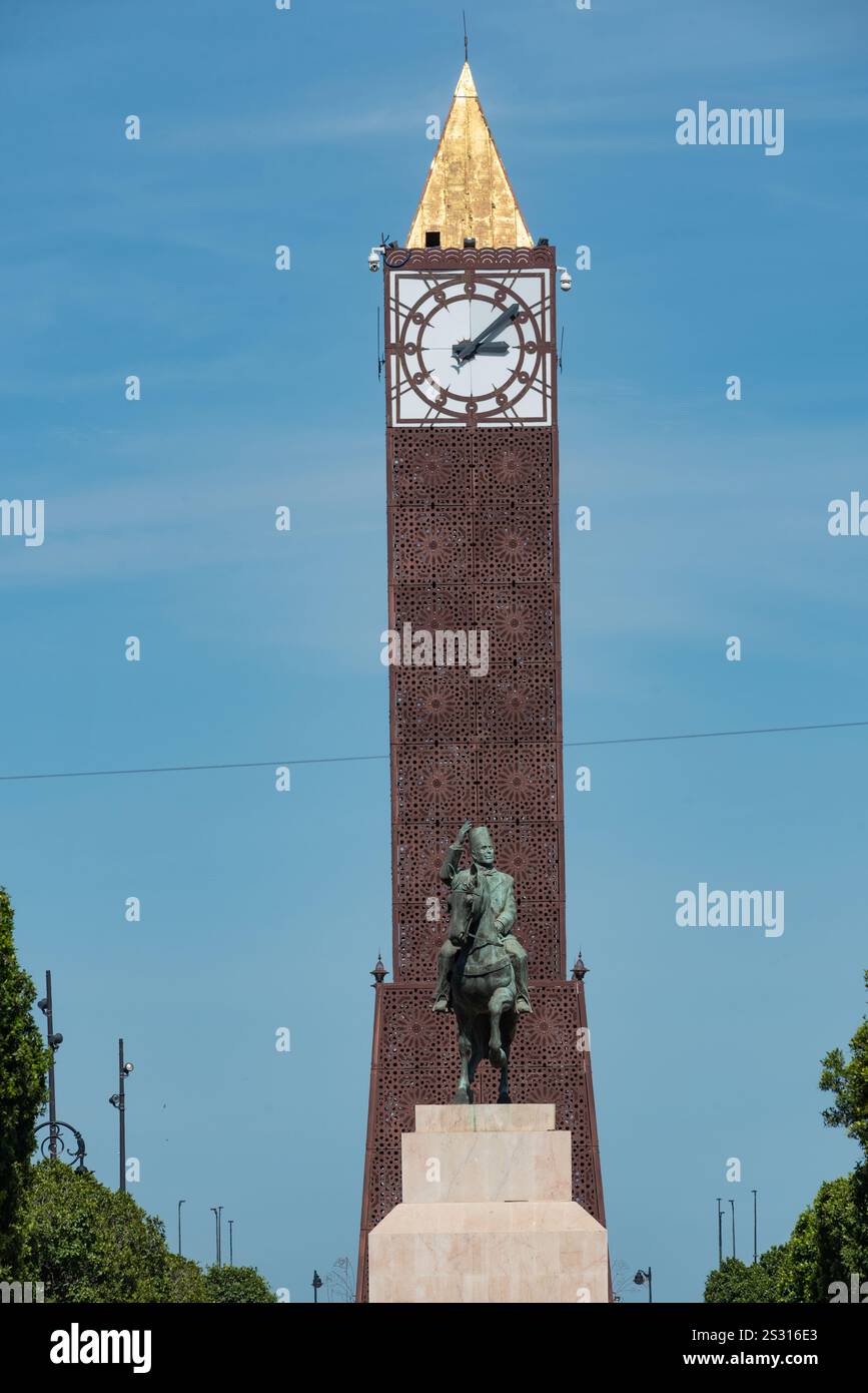 Tunis, Tunisia. 29th May 2024 Iconic landmark Avenue Habib Bourguiba ...