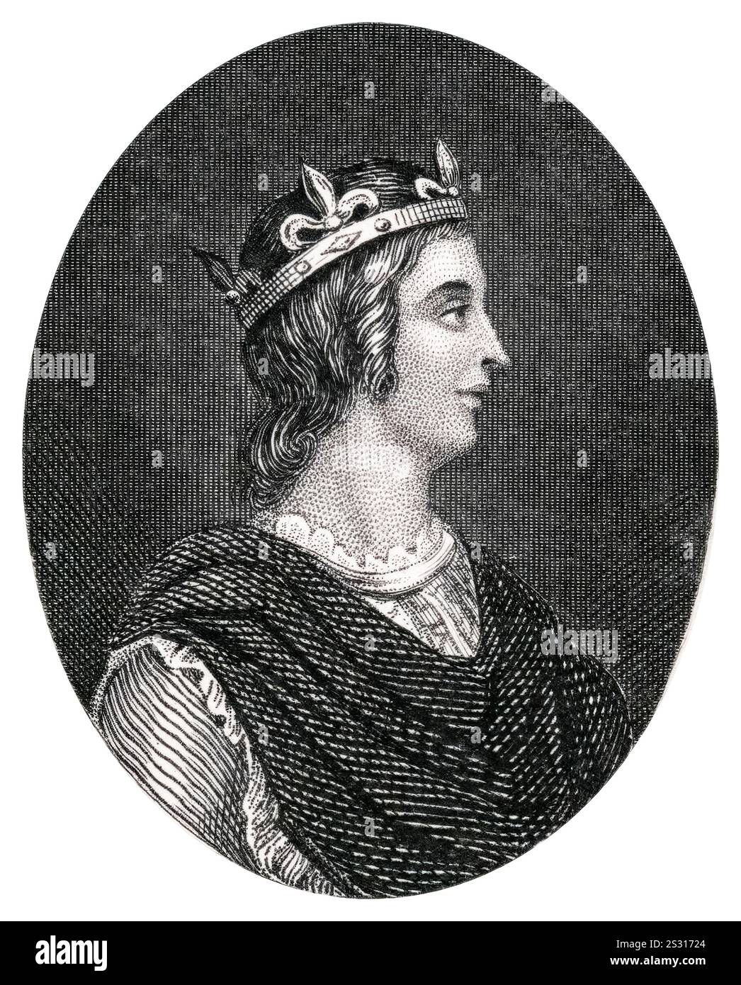 King Eadwig (Edwy) (circa 940-959), King of England 955-959, 18th ...