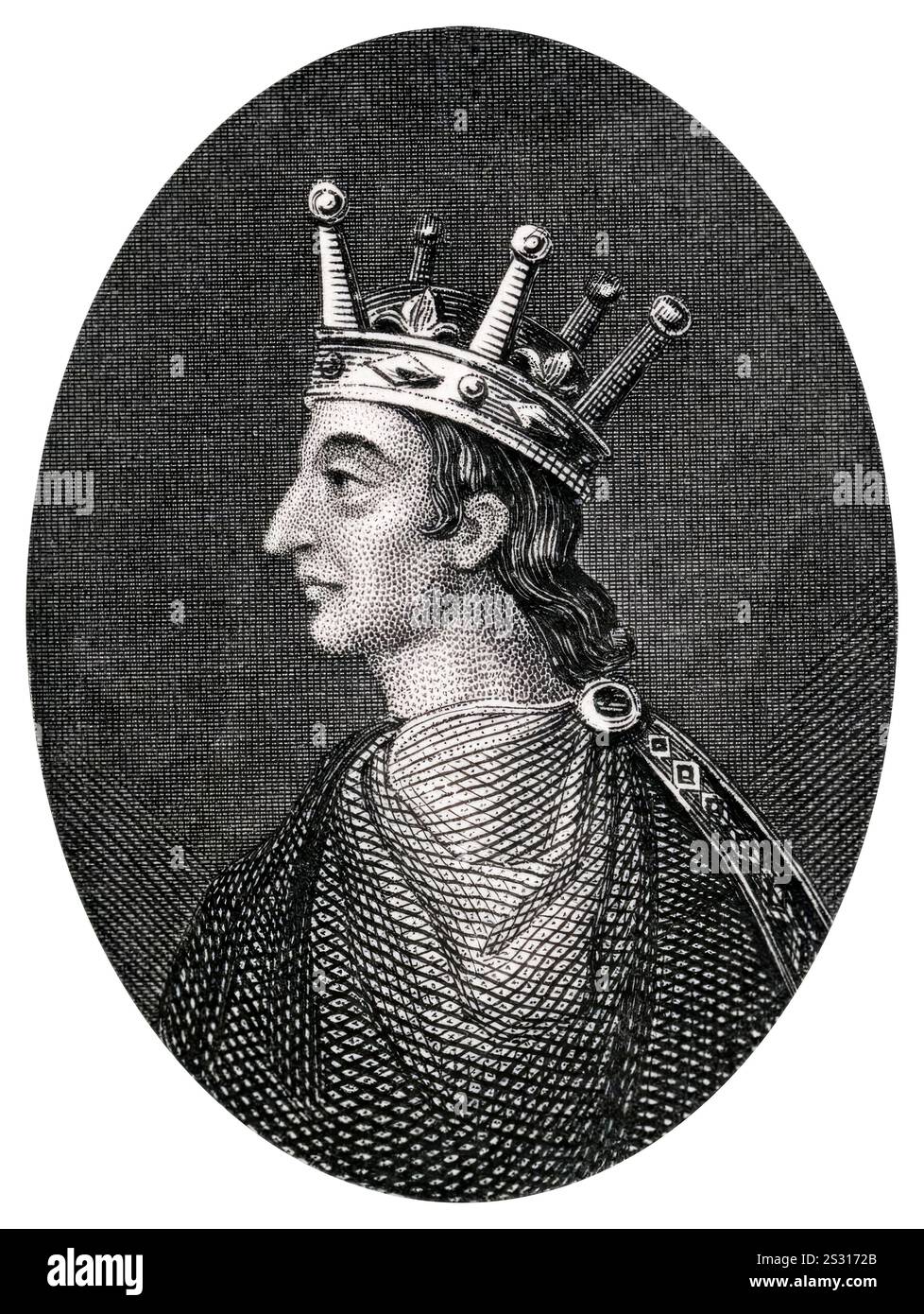 King Edgar (Eadgar) (943/944-975), King of England 959-975, 18th ...