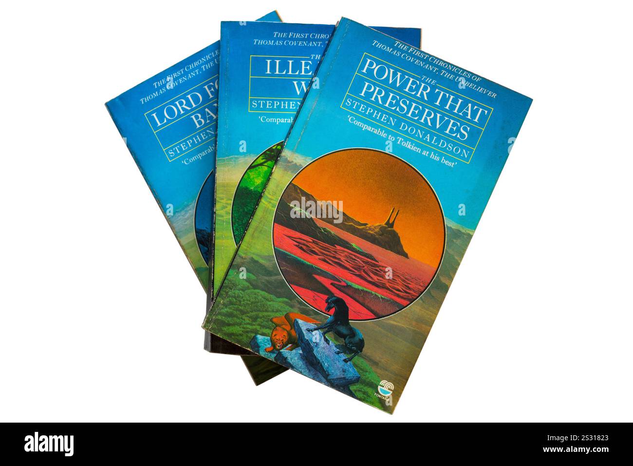 Selection of Stephen Donaldson books with the Power that Preserves book ...