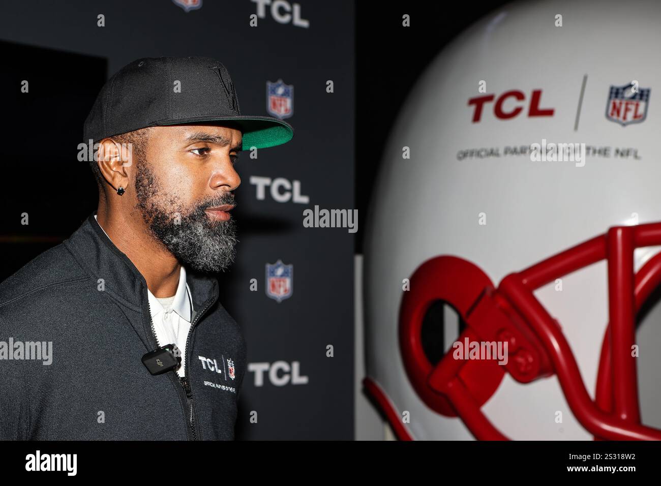 January 7, 2025: NFL Hall of Fame member Charles Woodson, makes an ...