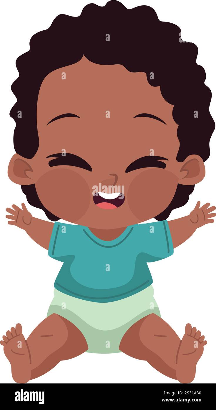 baby boy character Stock Vector Image & Art - Alamy