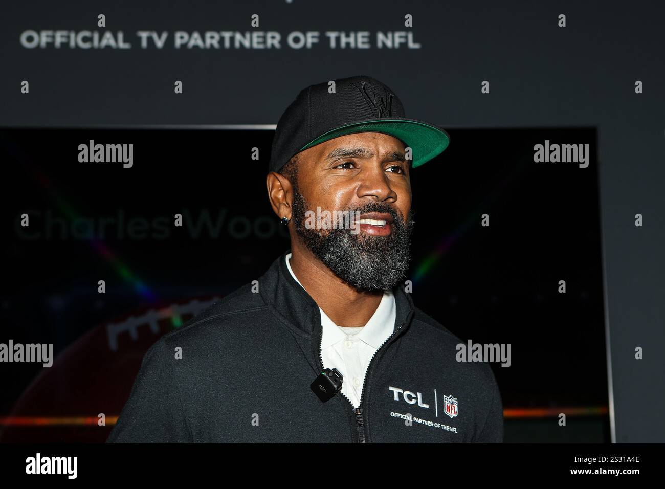 January 7, 2025: NFL Hall of Fame member Charles Woodson, makes an ...
