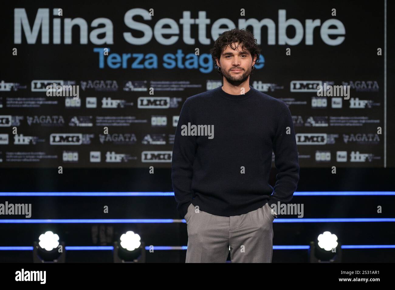 Rome, Italy. 08th Jan, 2025. Erasmo Genzini during the Photocall Tv ...