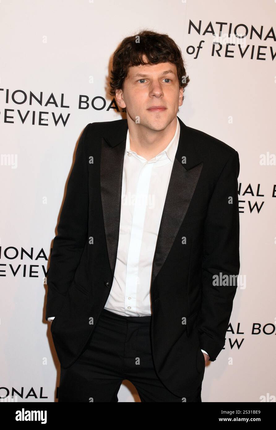 New York, NY, USA. 7th Jan, 2025. Jesse Eisenberg at the 2025 National ...