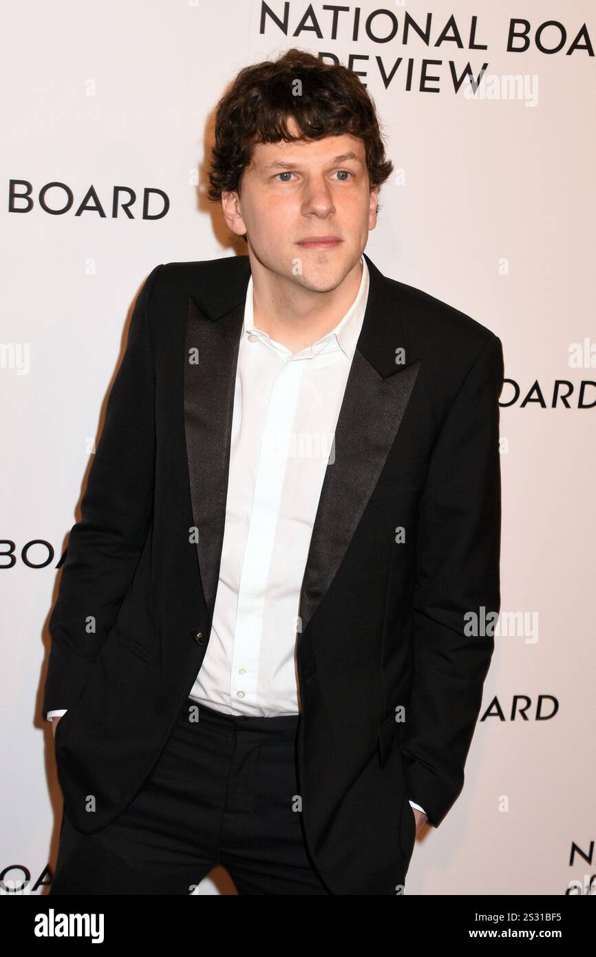 New York, NY, USA. 7th Jan, 2025. Jesse Eisenberg at the 2025 National ...