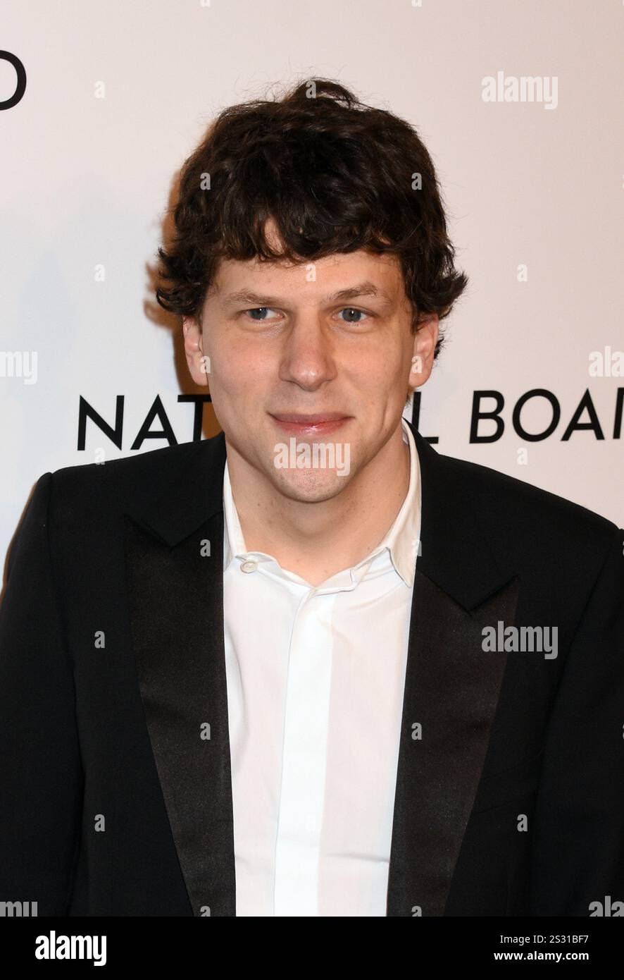 New York, NY, USA. 7th Jan, 2025. Jesse Eisenberg at the 2025 National ...