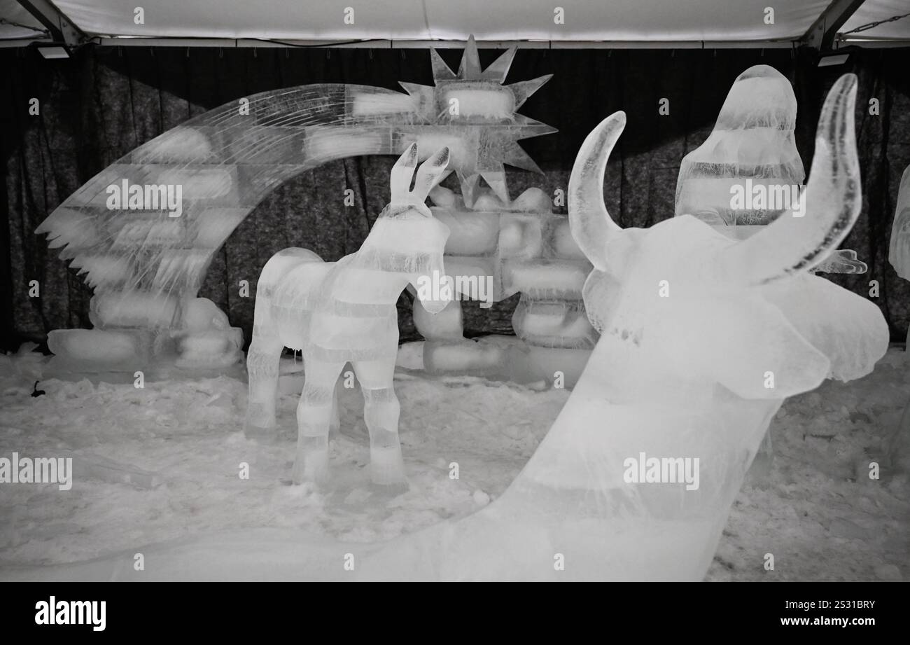 Prostredni Becva, Czech Republic, January 8, 2025. Prostredni Becva ...