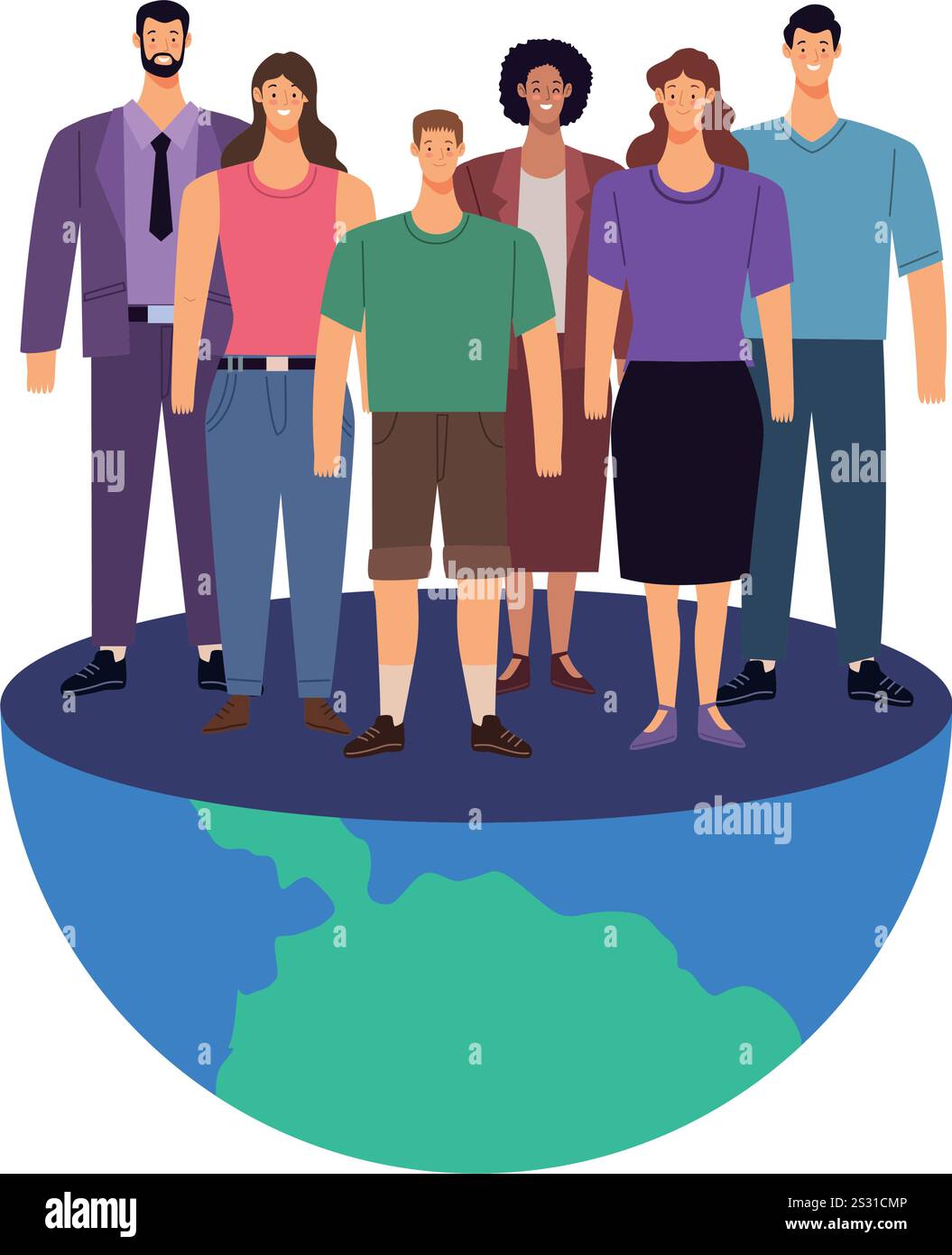 World overpopulation people Cut Out Stock Images & Pictures - Alamy