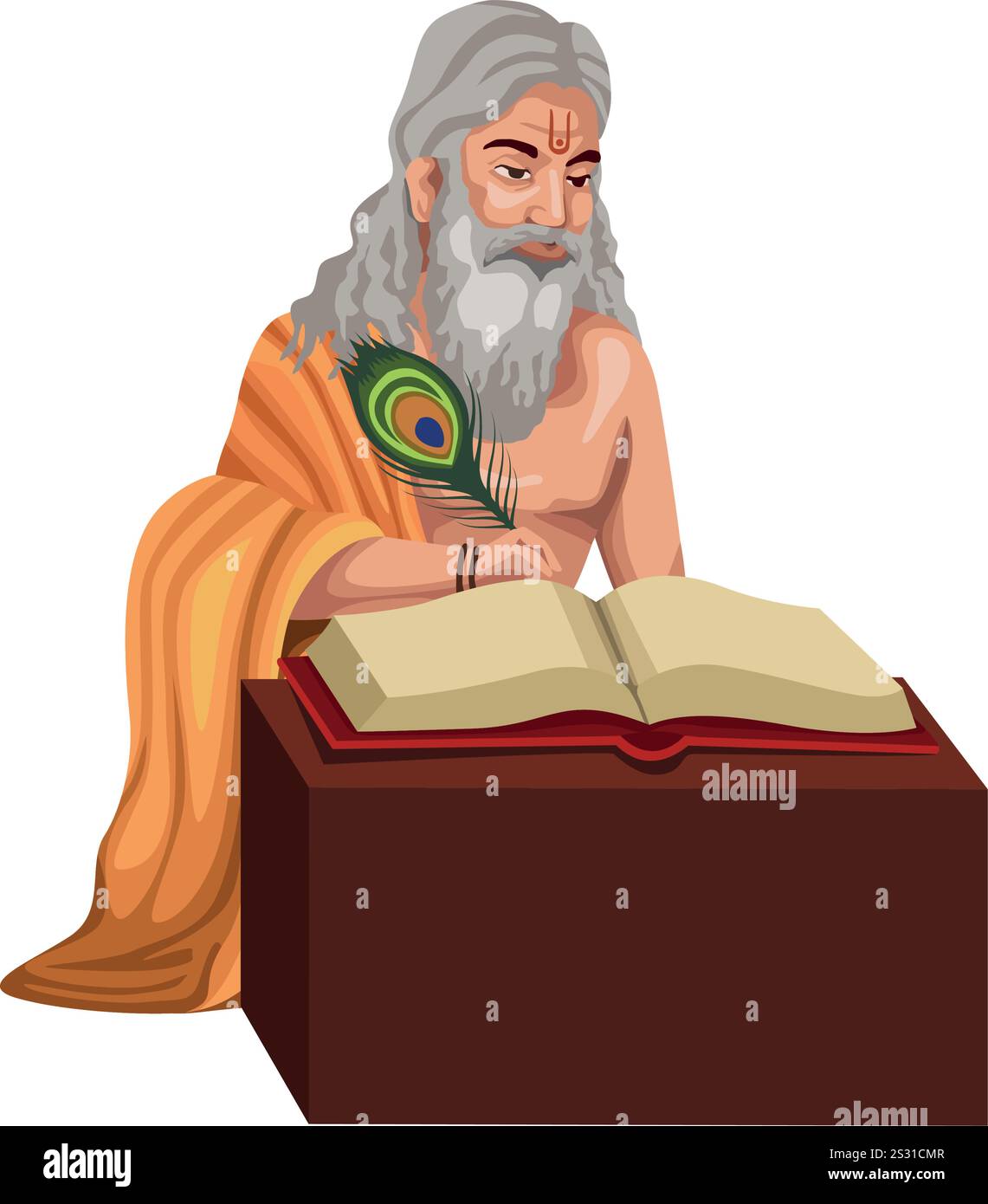 maharishi valmiki jayanti indian poet Stock Vector Image & Art - Alamy