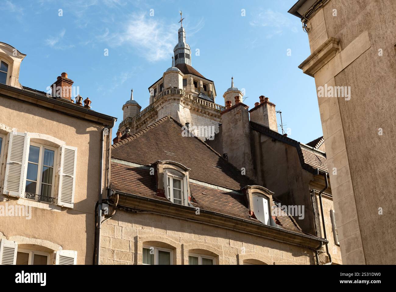 Dole, France. September 20th 2024 Beautiful architecture of Dole in the ...