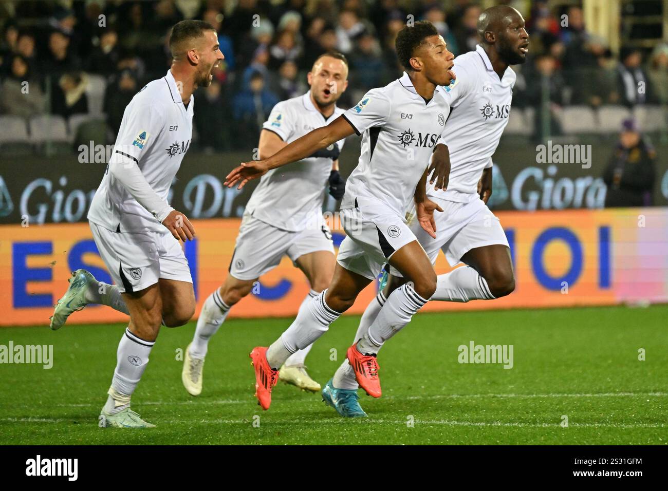 Italy, march 29 st 2024: After goal David Neres during the Italian ...