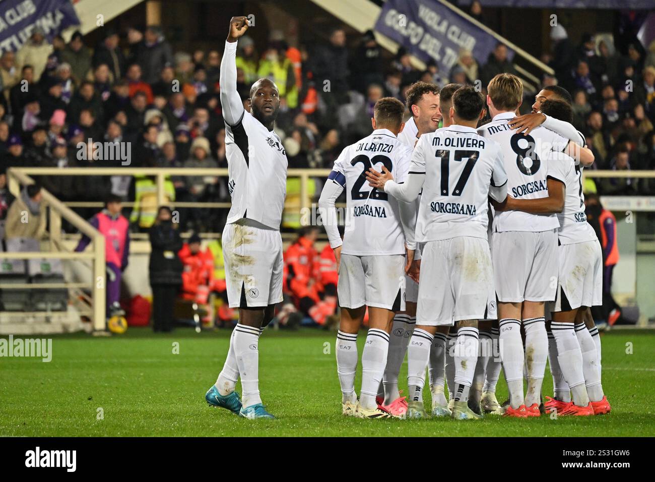 Italy, march 29 st 2024: After goal Romelu Lukaku during the Italian ...