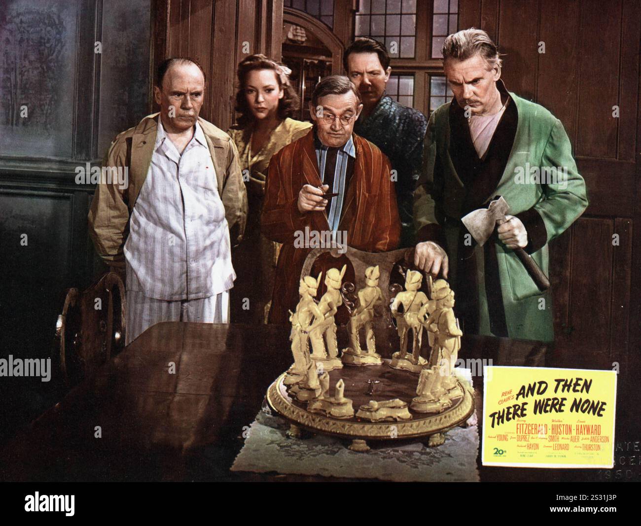 AND THEN THERE WERE NONE ROLAND YOUNG, JUNE DUPREZ, BARRY FITZGERALD ...