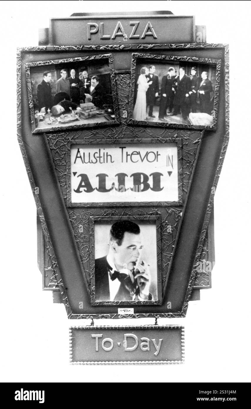 ALIBI AUSTIN TREVOR Date: 1931 Stock Photo - Alamy