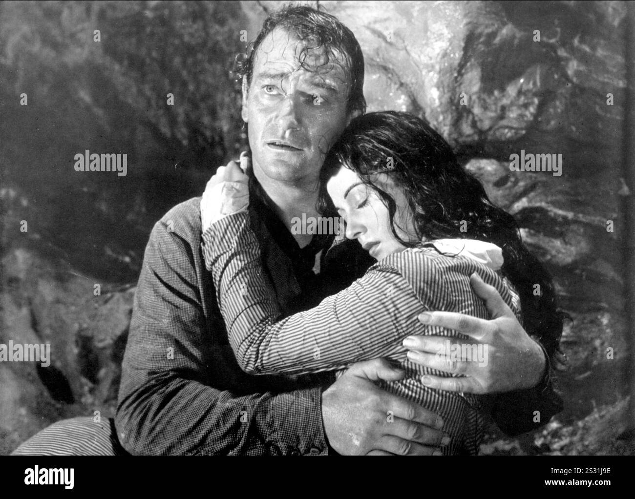 ANGEL AND THE BAD MAN JOHN WAYNE, GAIL RUSSELL Date: 1947 Stock Photo ...