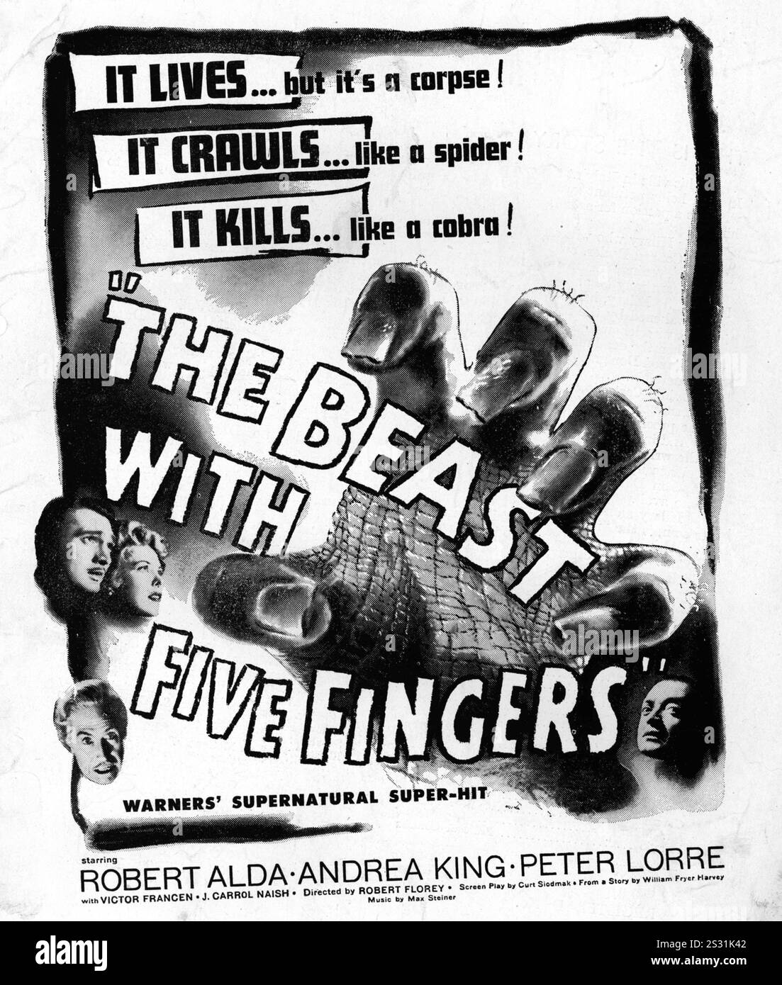THE BEAST WITH FIVE FINGERS Date: 1946 Stock Photo - Alamy