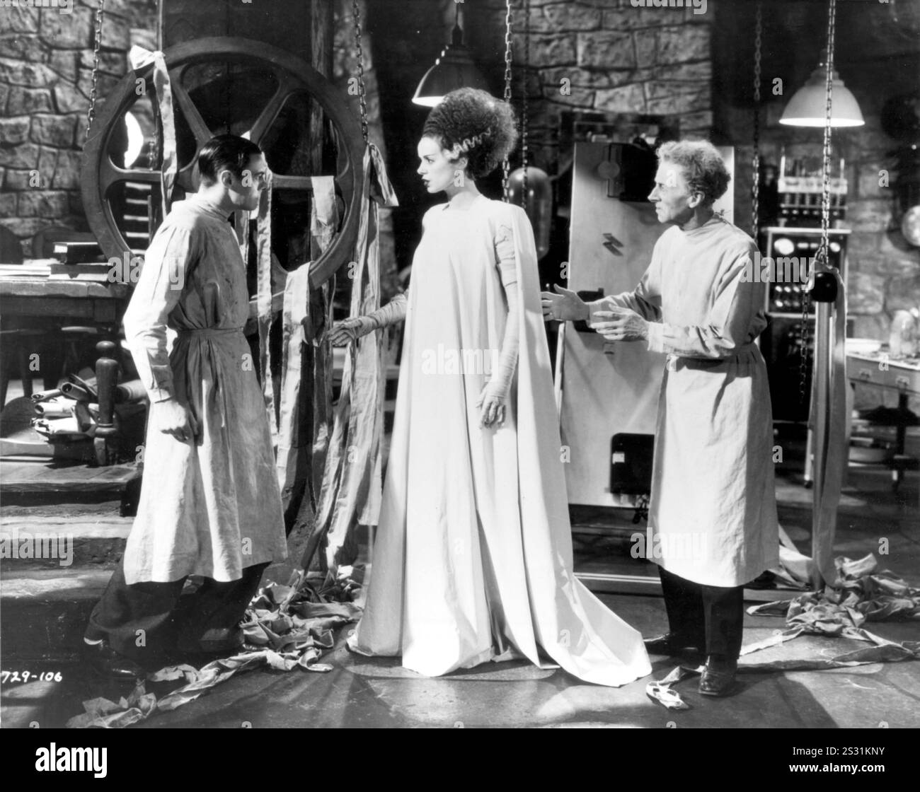 BRIDE OF FRANKENSTEIN COLIN CLIVE, ELSA LANCHESTER, ERNEST THESIGER ...
