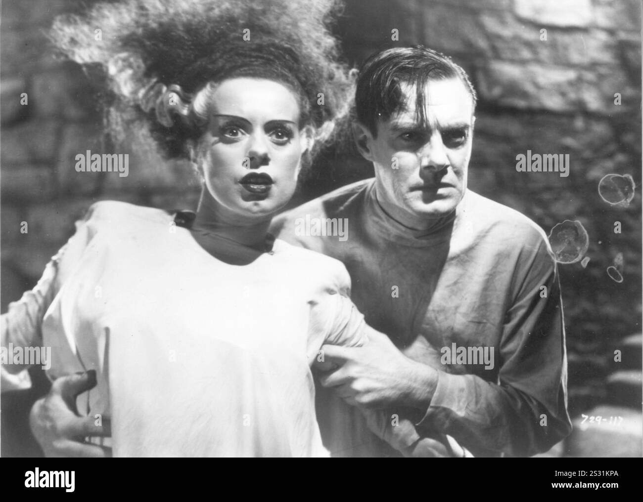 BRIDE OF FRANKENSTEIN ELSA LANCHESTER, COLIN CLIVE Date: 1935 Stock ...