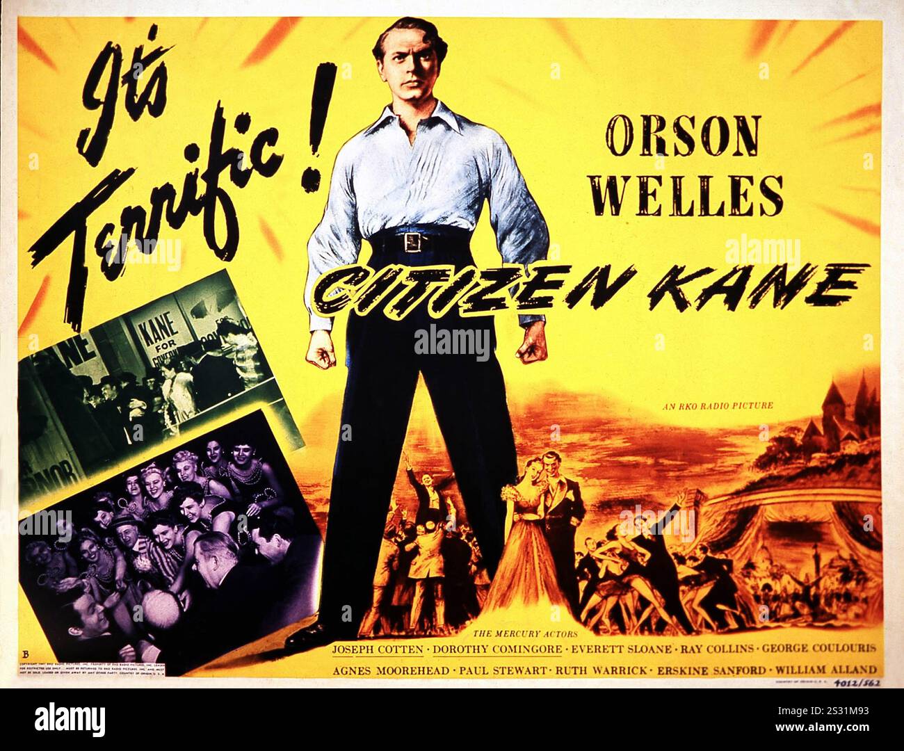 CITIZEN KANE ORSON WELLES Date: 1941 Stock Photo - Alamy