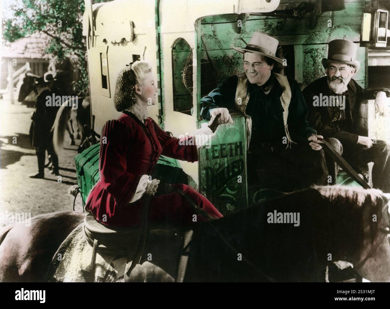 John wayne george gabby hayes hi-res stock photography and images - Alamy