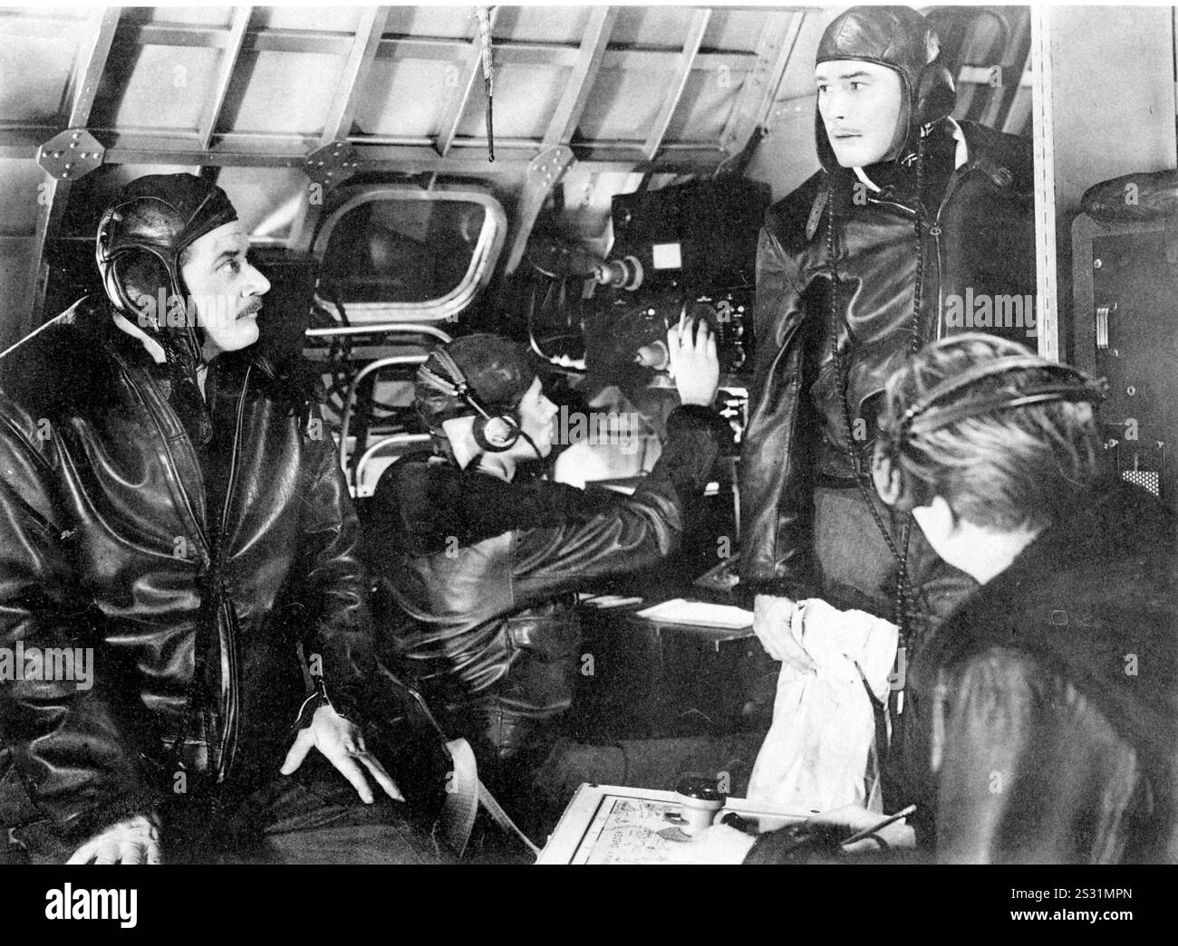 DESPERATE JOURNEY WARNER BROS ERROL FLYNN right Date: 1942 Stock Photo ...