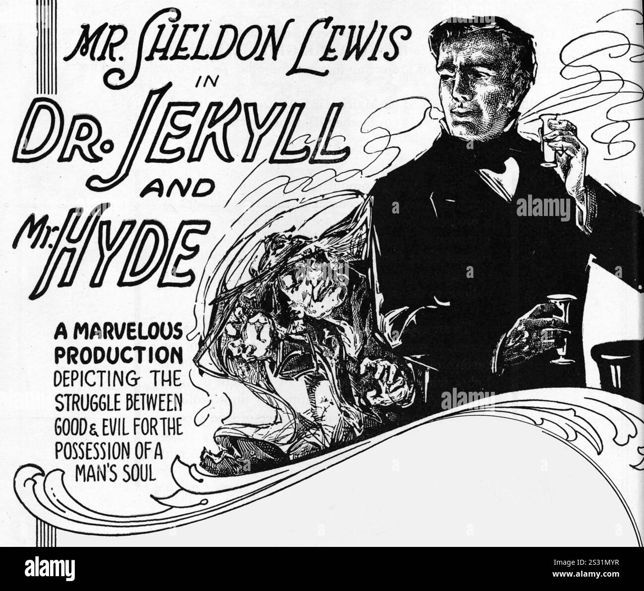 DR. JEKYLL AND MR HYDE SHELDON LEWIS Date: 1920 Stock Photo - Alamy