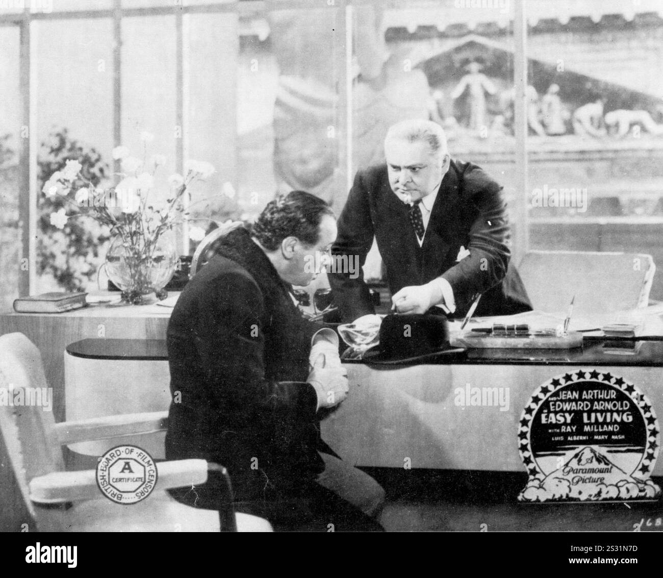 EASY LIVING EDWARD ARNOLD DRESSING DOWN A HAPLESS EMPLOYEE A PARAMOUNT ...
