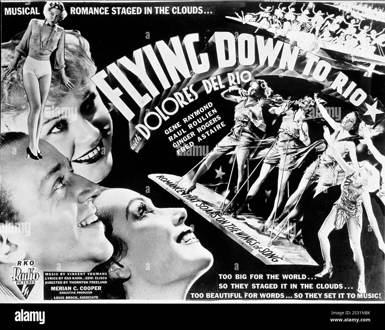 Flying down to rio Black and White Stock Photos & Images - Alamy