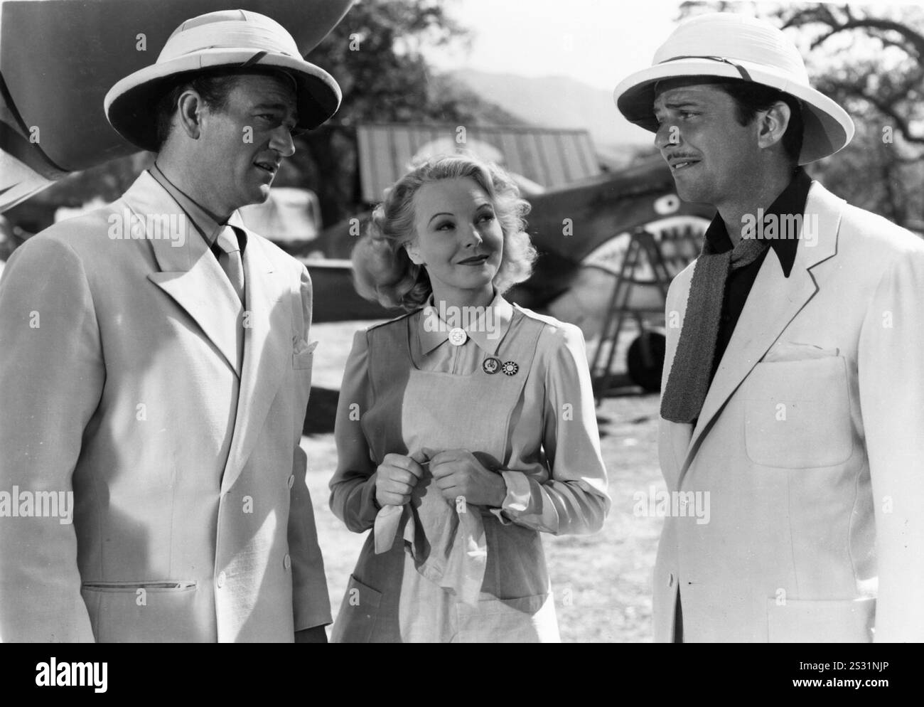 FLYING TIGERS JOHN WAYNE, ANNA LEE AND JOHN CARROLL A REPUBLIC FILM ...