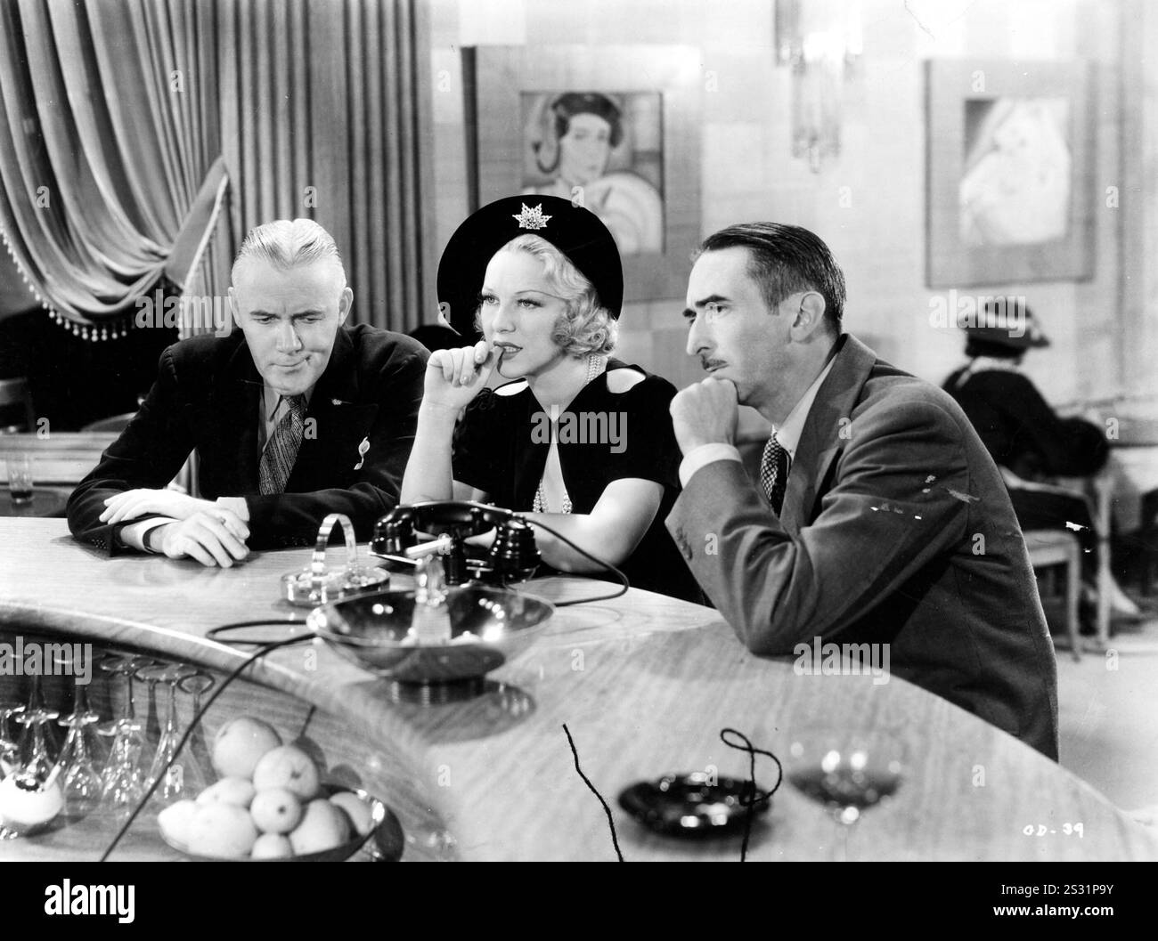 GOLD DIGERS OF 1937 CHARLES D BROWN, GLENDA FARRELL AND OSGOOD PERKINS ...