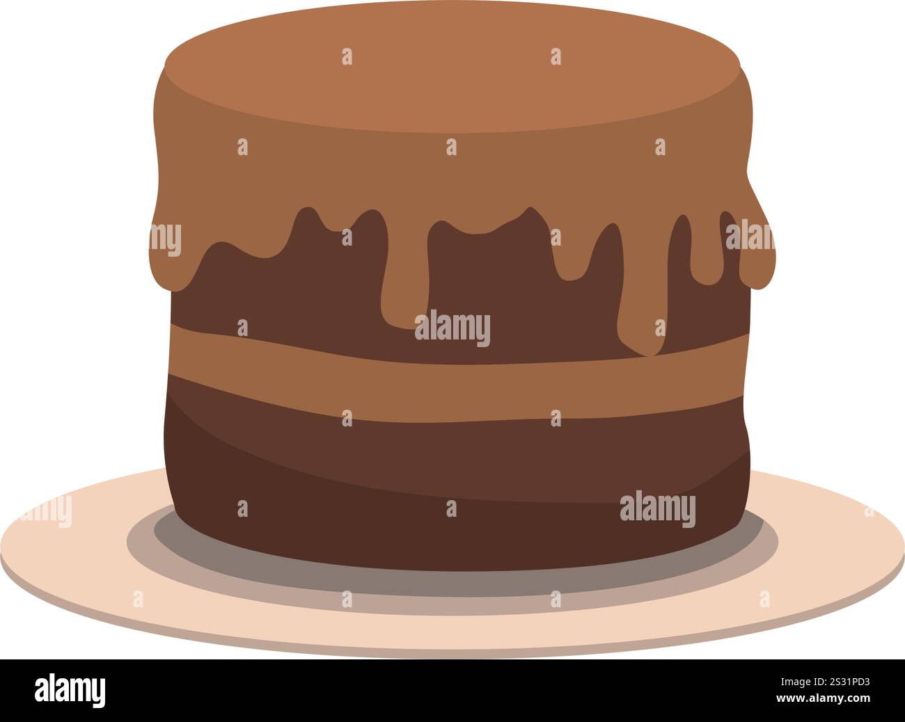 melting chocolate cake dessert Stock Vector Image & Art - Alamy